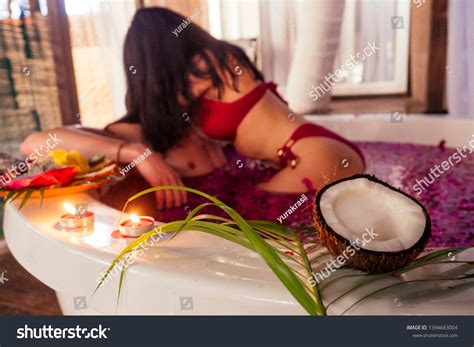 Man Woman Kissing Hugging Romantic Fruits Stock Photo 1394683004 Shutterstock