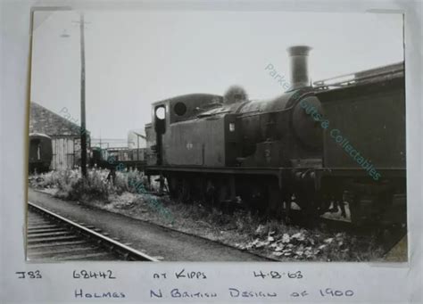 Train Photograph Of Railway Locomotive No 68442 Class J83 Ref317 102