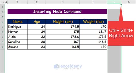 How To Hide Extra Columns In Excel Methods ExcelDemy