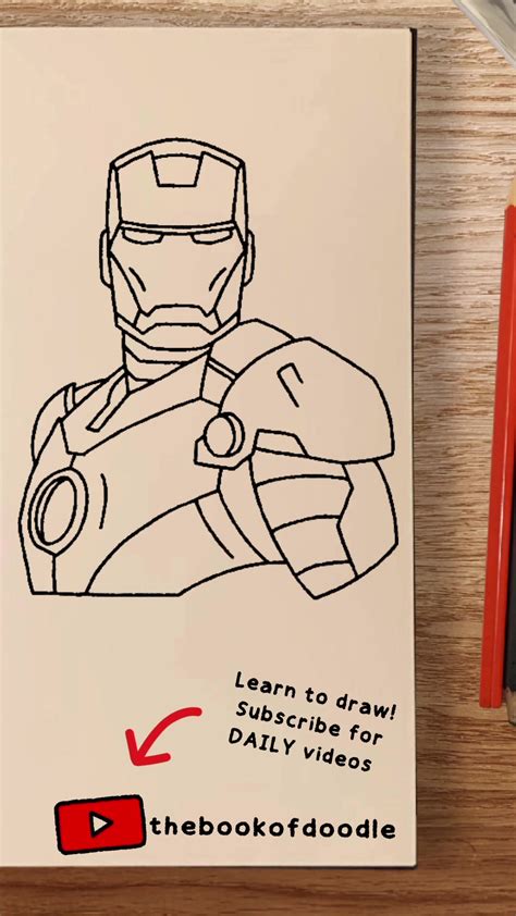 How To Draw Iron Man Step By Step Marvel Characters How To Draw Iron