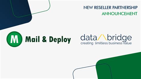 new in our mail and deploy partner network data bridge ag mail and deploy