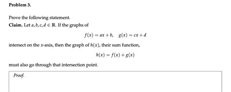 solved prove the following statement claim a b c d are