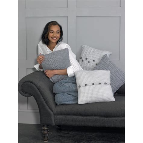 J C Brett Knitting Pattern JB789 Accessories Blanket And Cushion J C Brett Knitting Pattern JB789 Accessories Blanket And Cushion