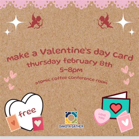 valentine s card making workshop fargo underground