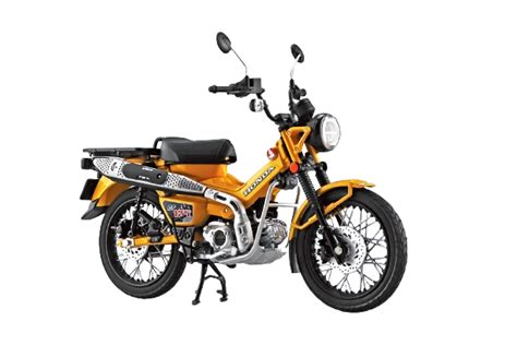 Model Bike 112 Honda Ct125 Hunter Cub Plastic Model Turmeric Yellow