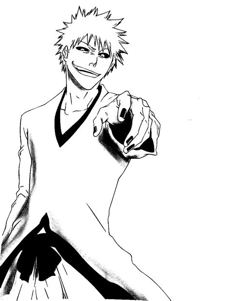 Bleach Ichigo Coloring Pages 2025