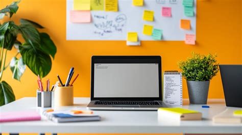 Free Organized Workspace Setup Image Download At Stockcake