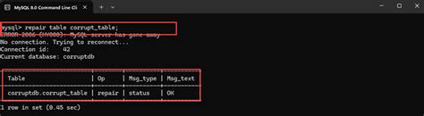 How To Repair Corrupt Mysql Tables Sqlservercentral