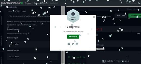 Md Badsha On Linkedin 4 Star In Hacker Rank Python Problem Solving