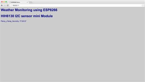 ESP WiFi Weather Web App Using Arduino IDE Hackaday Io