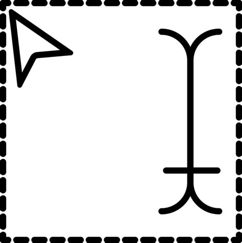 Black And White Text Cursor 24286525 Vector Art At Vecteezy