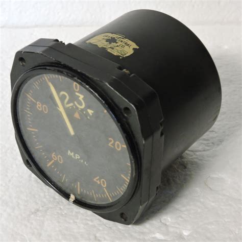 Airspeed Indicator Sensitive 700mph Army Type F 1 Us Army Air Forc