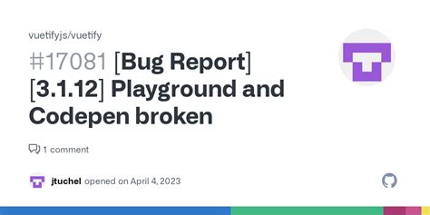 [bug report][3 1 12] playground and codepen broken · issue 17081