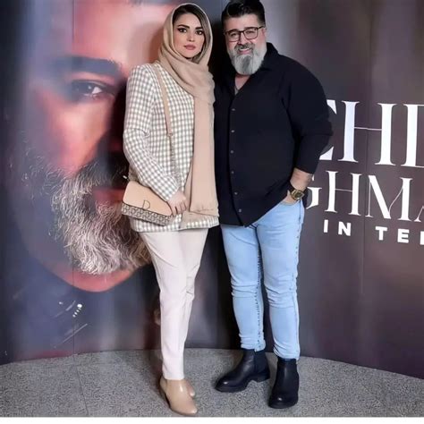 همسر جوان مهدی یغمایی سوژه دوربین ها شد