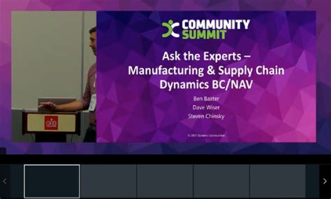 Ask The Experts Manufacturing And Supply Chain Dynamics Navbc Dynamics Communities