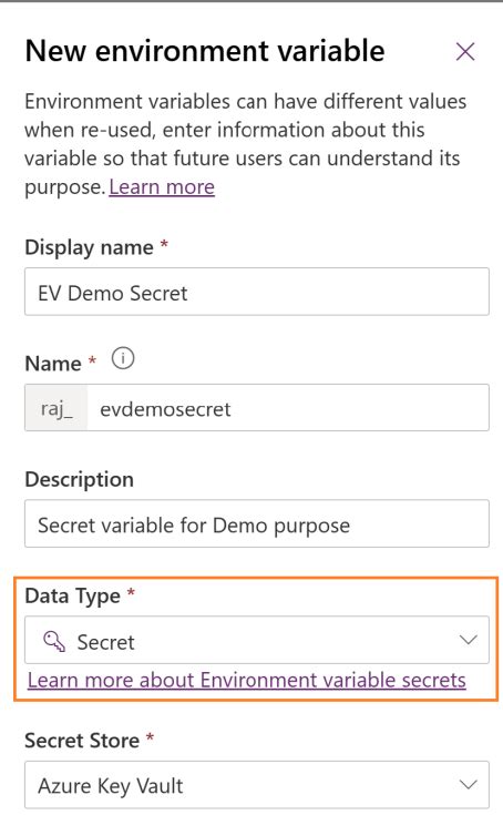 Step By Step Configure And Consume ‘environment Variables Of Type