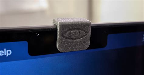 Macbook Pro M M Camera Cover By Choovick Download Free Stl Model Printables Com