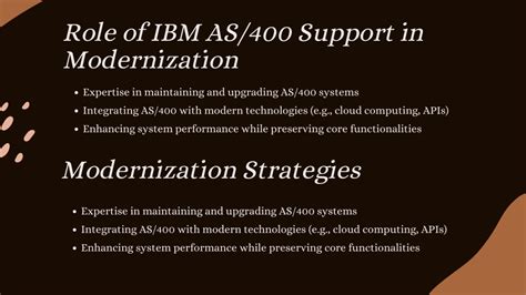 Ppt The Role Of Ibm As400 Support In Modernizing Legacy Systems