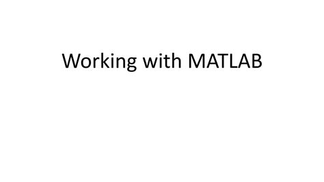 Linear Algebra And Matlab Tutorial Pptx