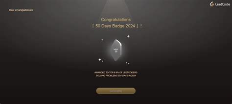 Earned Leetcode Badge For Solving Problems A Vani Ujwala Posted On The Topic Linkedin