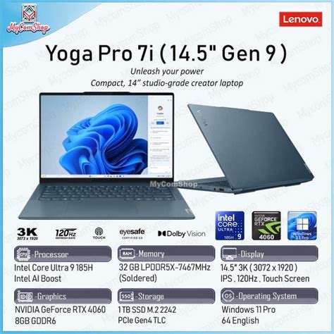 Jual Lenovo Yoga Pro I Gen Ultra H Gb Ram Tb Ssd Rtx Gb K Hz Touch
