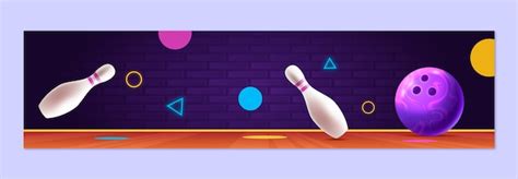 볼링 디자인 템플릿 무료 벡터
