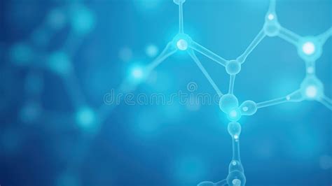 Abstract Scientific Background Featuring Interconnected Molecular