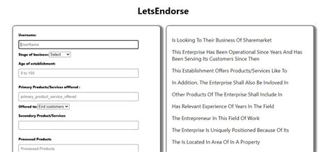 Github Ranuranjanletsendorse Assessment In This Projects Users Fill The Form And Select