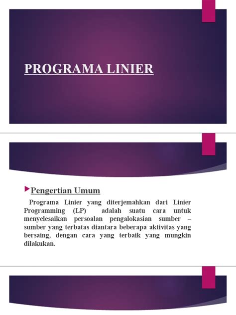 programa linier metode grafik pdf sains and matematika komputer