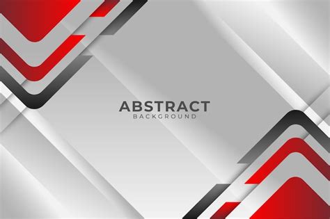 Premium Vector Abstract Red Gray Gray White Blank Space Modern Futuristic Background Vector