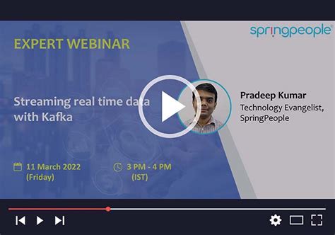 Streaming Real Time Data With Kafka Springpeople