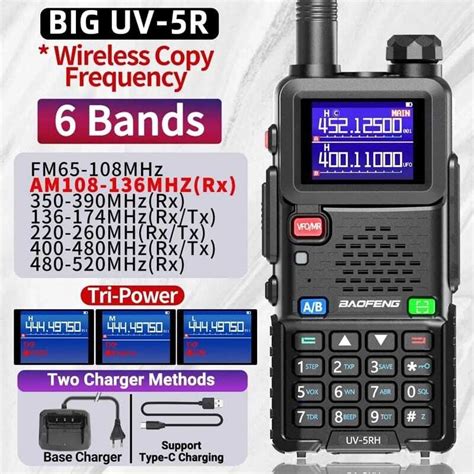 Baofeng Uv 5rh 10w Multi Band Radio Airband And High Power Long Range