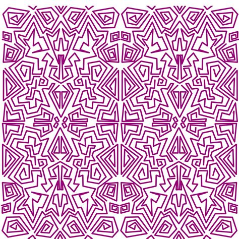 Abstract Geometric Seamless Pattern Black And White Line Stripes