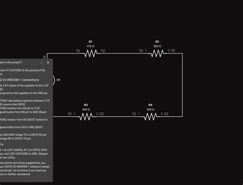 Schematic For Esp32 S3 Wroom 1 Reference Design This Project Is A
