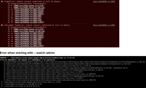 Error After Plugin Build The Problem With Dependencies Strapi