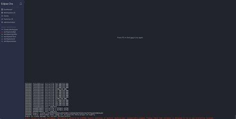 Cannot Start Workspace From Java Theia Stack On Docker And Openshift