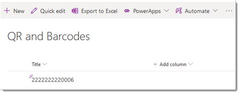 Create And Read Barcodes With Power Automate And Power Apps