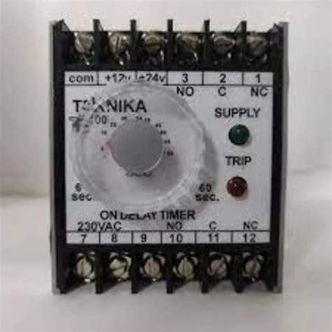 Teknika 24vdc Electronic On Delay Industrial Timer 5a At ₹ 850piece