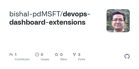 Github Bishal Pdmsftdevops Dashboard Extensions