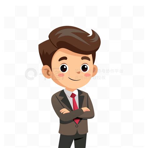 双手抱胸免抠元素 矢量人物商务职场双手抱胸男人 素材免费下载 1536像素 Ai格式 编号70775308 千图网