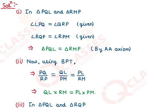 Class10 Icse Maths Important Questions Chapter Similarity