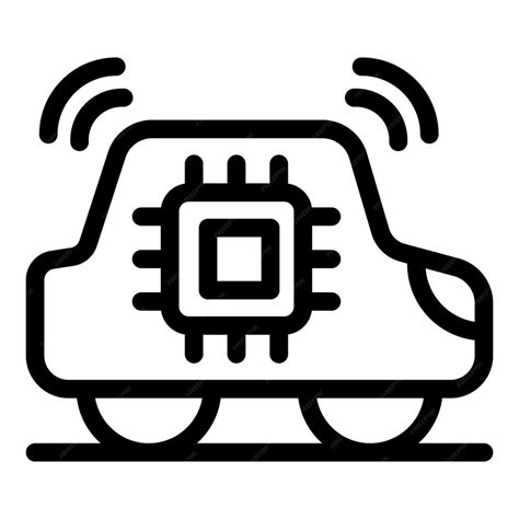 Premium Vector Autonomous Car Using Wireless Communication And