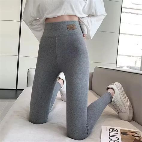 Женские хлопковые брюки с высокой талией | AliExpress