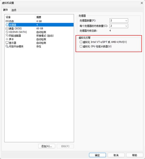 Vmware Workstation 虚拟化引擎设置 激不起的涟漪