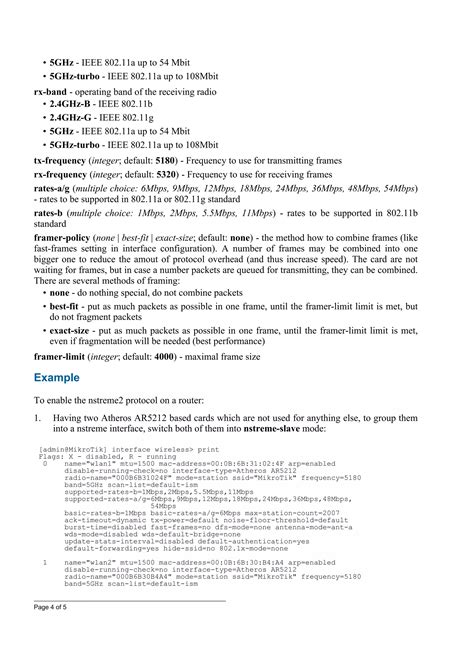 Mikro Tik Nstreme Protocol Pdf