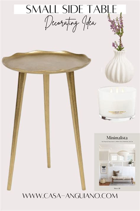 Small Side Table Decorating Ideas Casa Anguiano