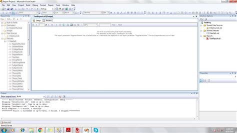 Error While Preveiwing The Ssrs Report Stack Overflow