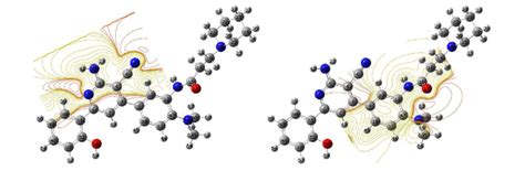 Molecular Electrostatic Potential Contour Lines Of Compound 4