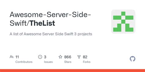 Github Awesome Server Side Swiftthelist A List Of Awesome Server