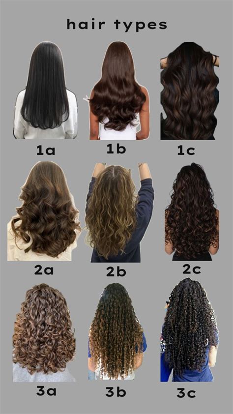 Curl Types Types Of Curly Hair Chart Luxy® Hair Types Of Curls